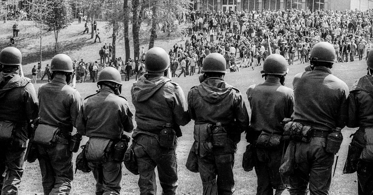 Trump's idea to shoot protesters evokes memories of Kent State