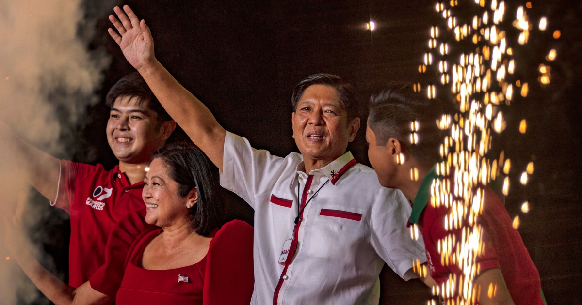 Son of Philippines dictator Marcos headed for presidency with huge ...
