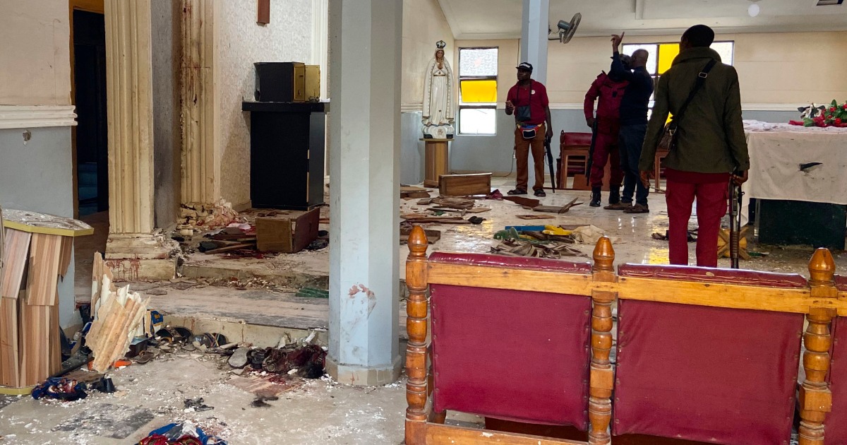 Over 50 feared dead in Nigeria church attack, officials say
