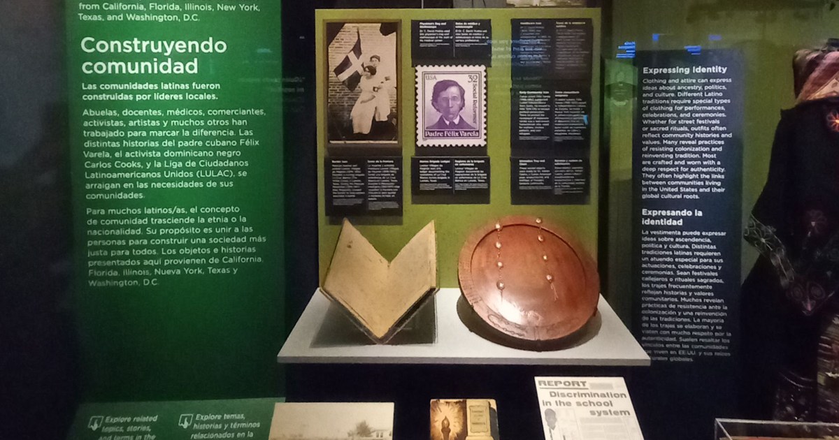 Smithsonian unveils first Latino history exhibit, new gallery