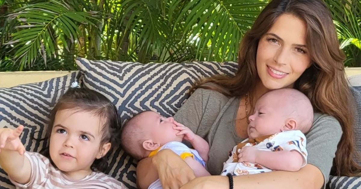Claudia Álvarez compartió lo grandes que están sus mellizos, Clío y Billy