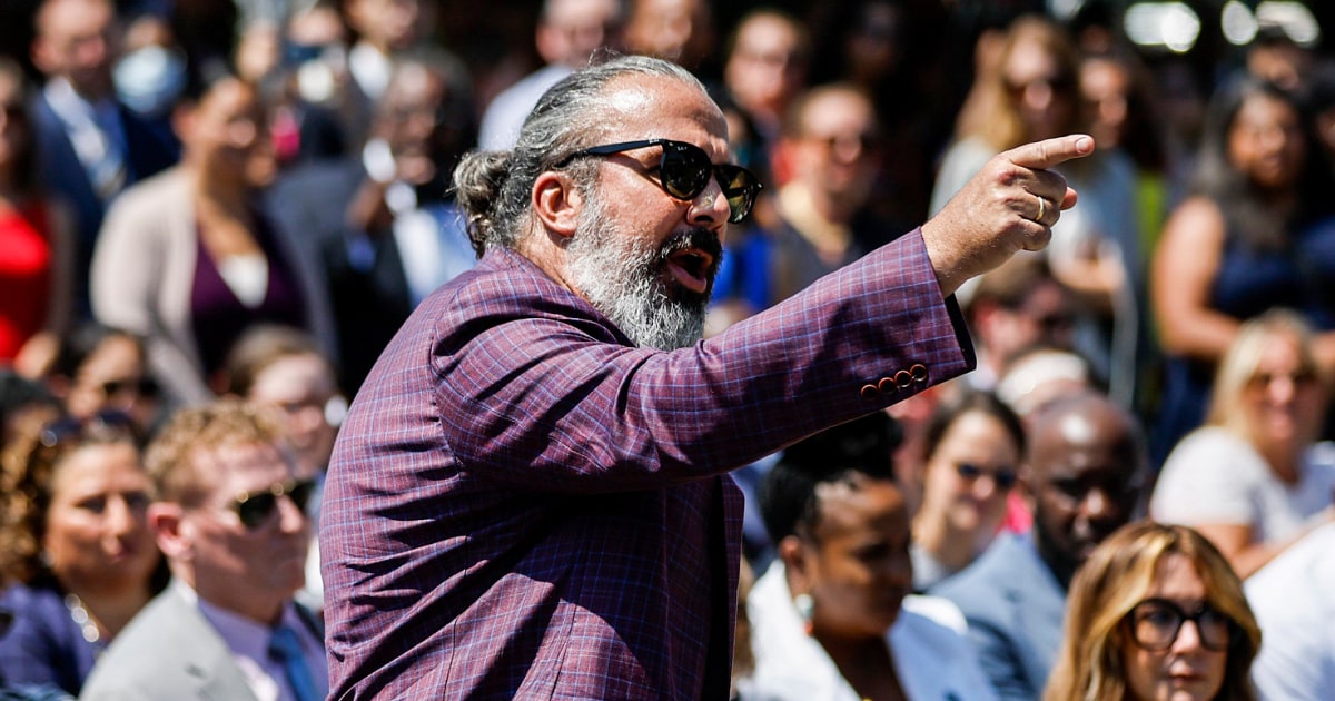 The father of a teen killed in Parkland interrupts Biden with a call ...