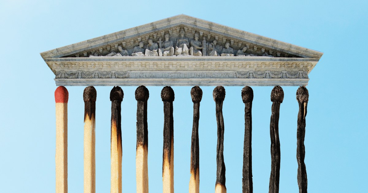 Self-immolating Supreme Court's credibility spirals, poll finds