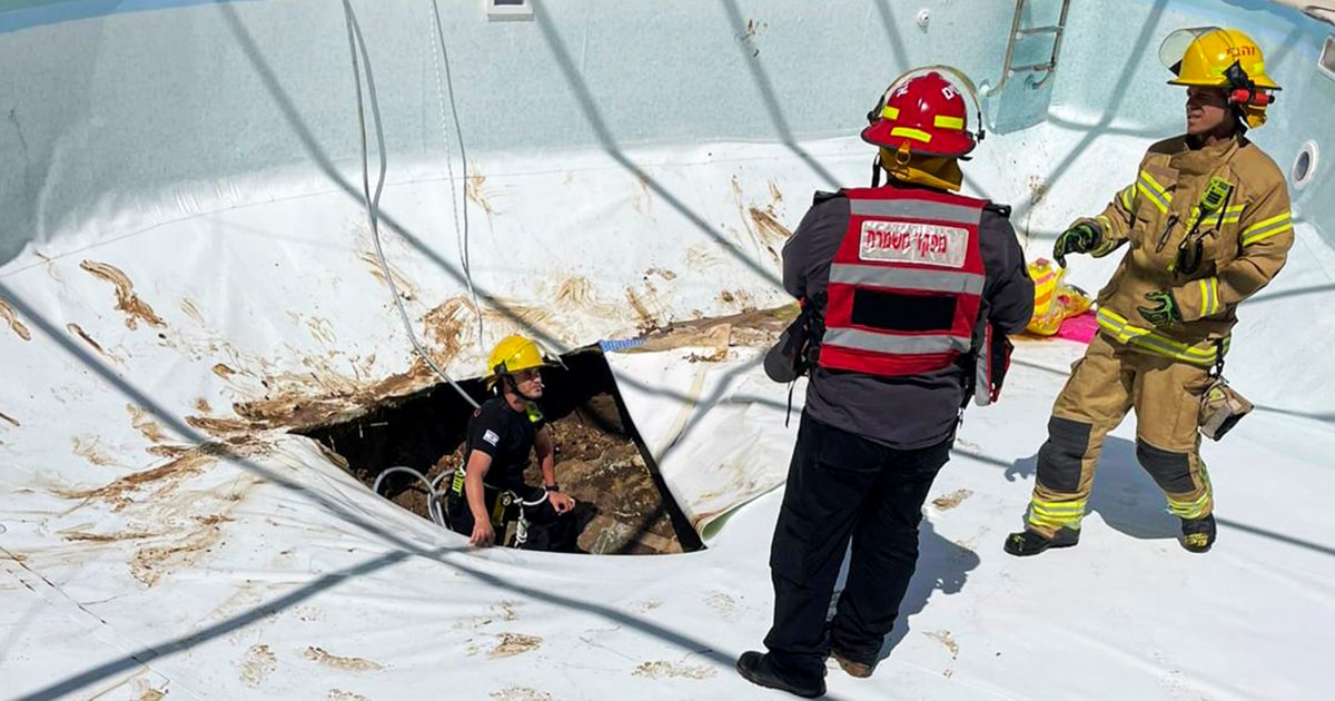 Man dies after being sucked into swimming pool sinkhole in Israel ...