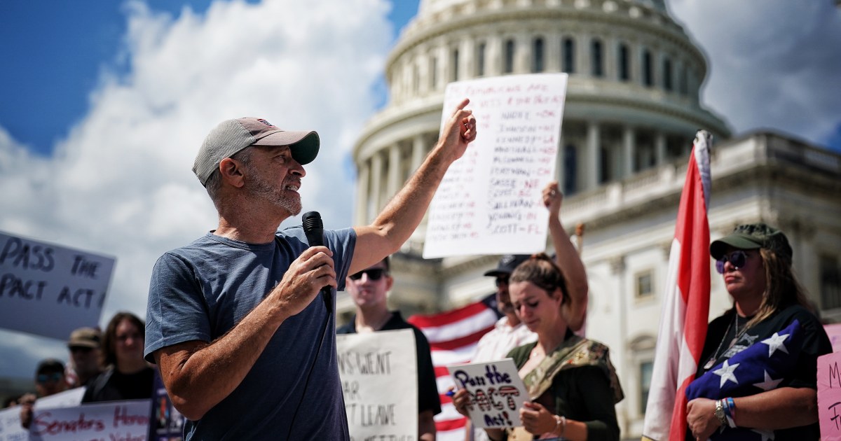 Veterans have been camping out on the Capitol steps after GOP blocks ...