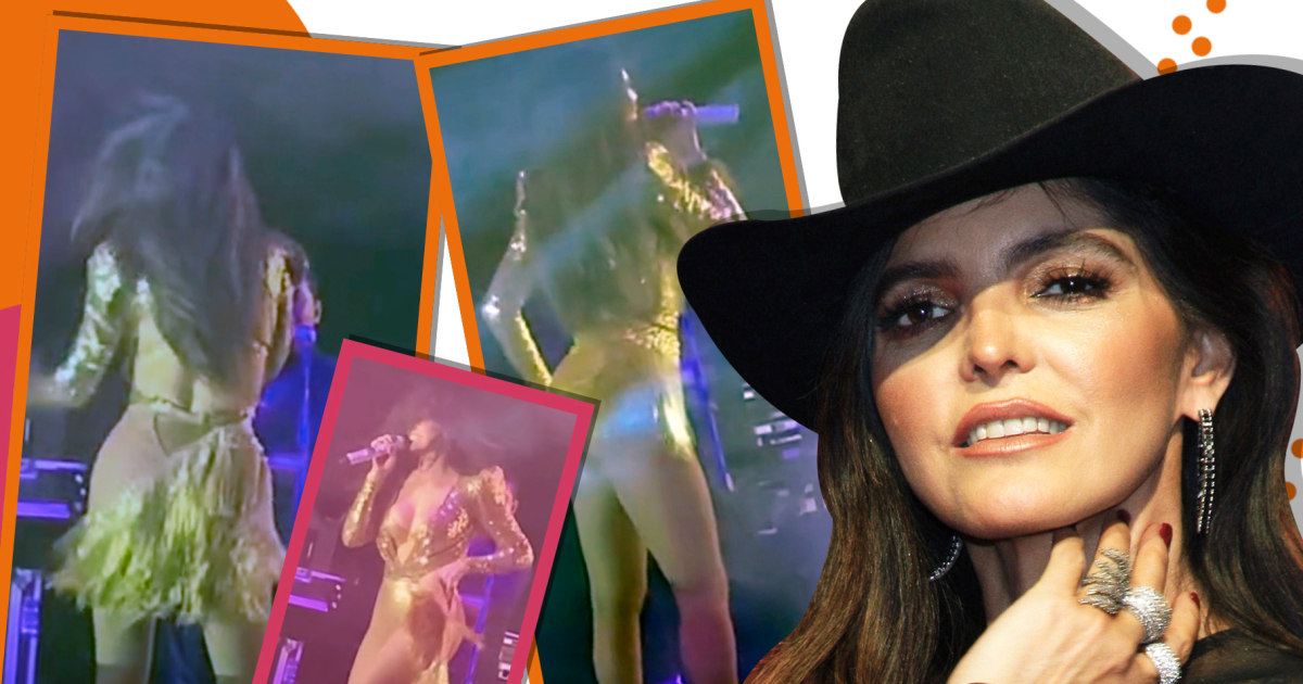Ana Bárbara pierde la falda en pleno concierto y deja al descubierto lo ...