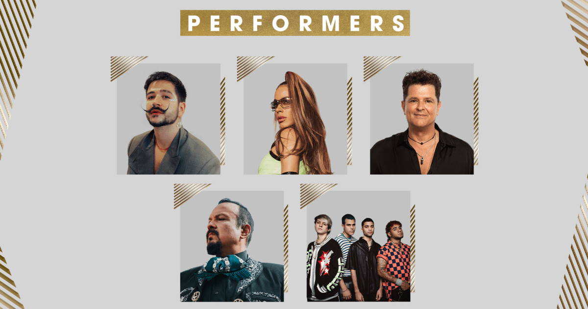 Artistas que cantarán en los Premios Billboard de la Música Latina 2022