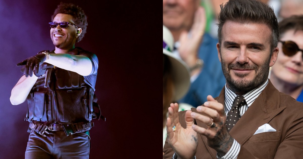 David Beckham hace dúo con The Weeknd en concierto de Miami