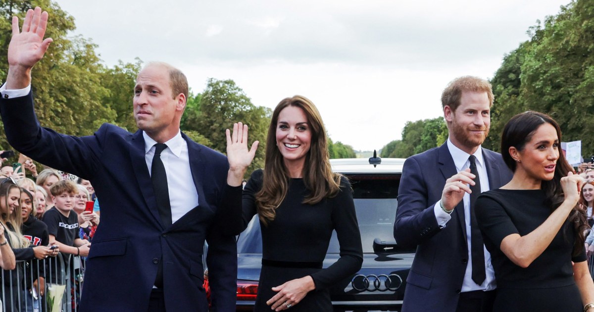 William, Harry, Catherine and Meghan reunite to honor Queen Elizabeth II