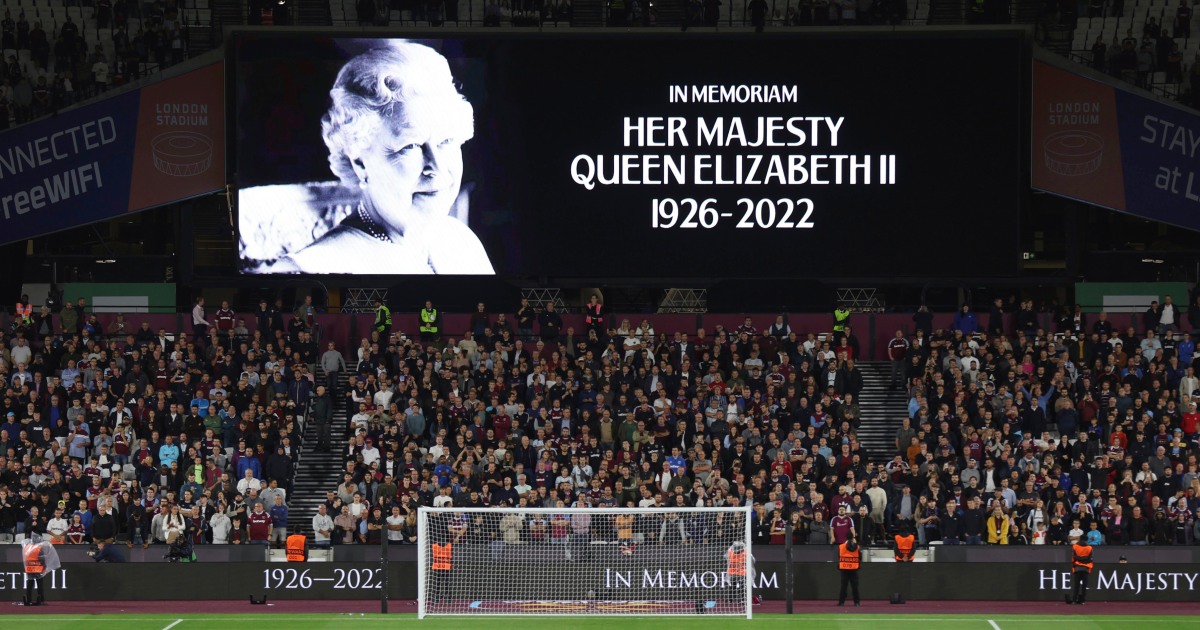 Premier League games put off as a ‘mark of respect’ to the queen