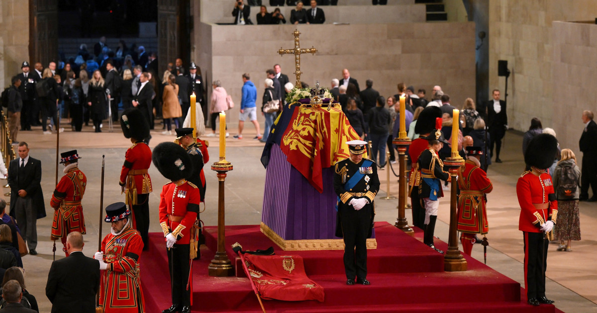 Line to see queen closed as King Charles visits Wales