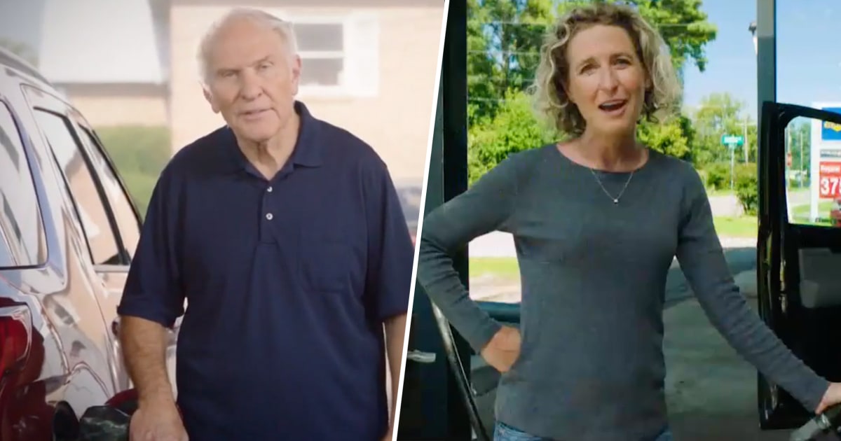 Just like us?: Candidates pump gas, go shopping in campaign ads