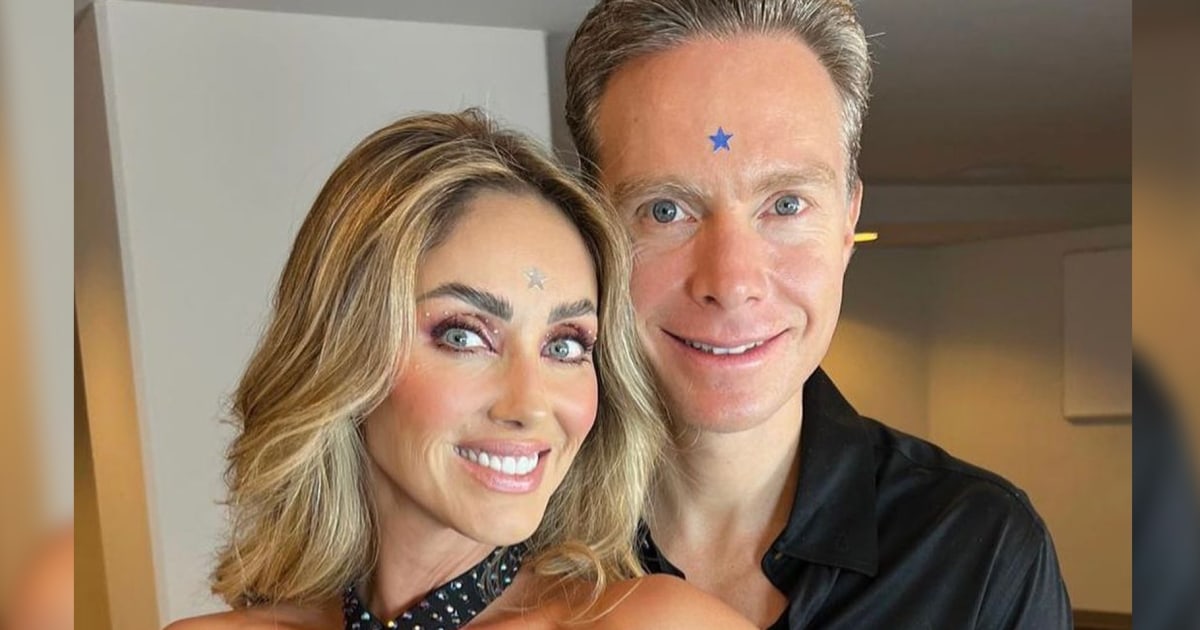 Anahí se dejó ver con su esposo como pocas veces, muy enamorada y en ...