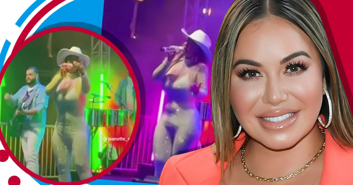 A Chiquis le da tremendo aironazo en la zona baja y su pegadito atuendo ...