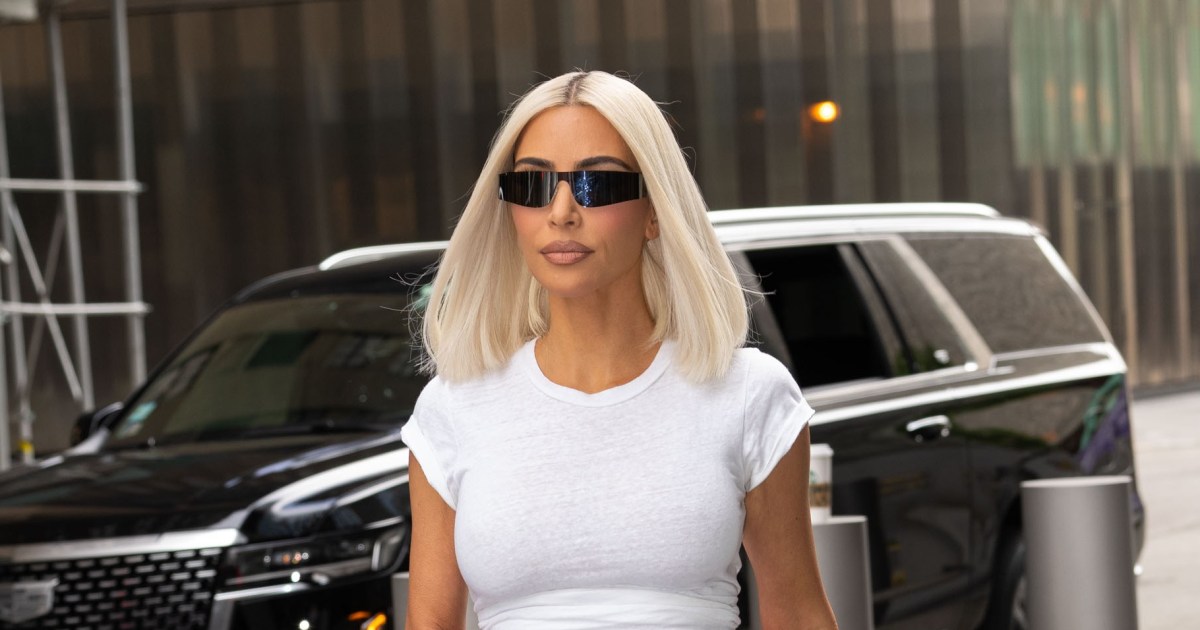 Kim Kardashian se une a la moda de cejas decoloradas y luce un atrevido ...