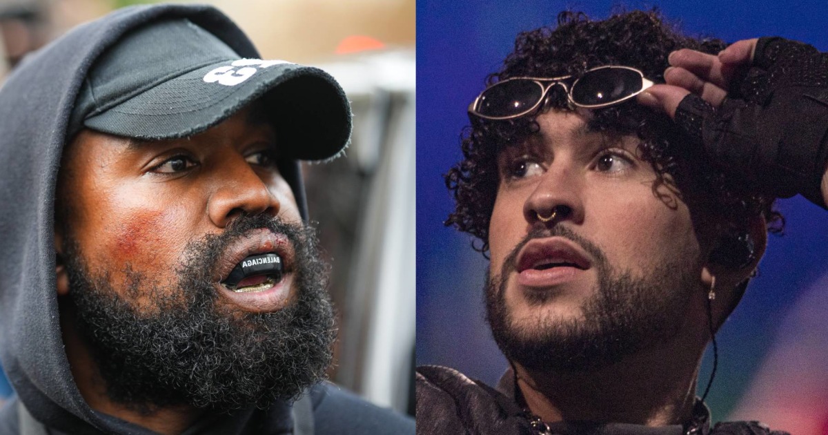 Kanye West tiene a Bad Bunny en la mira por el número uno
