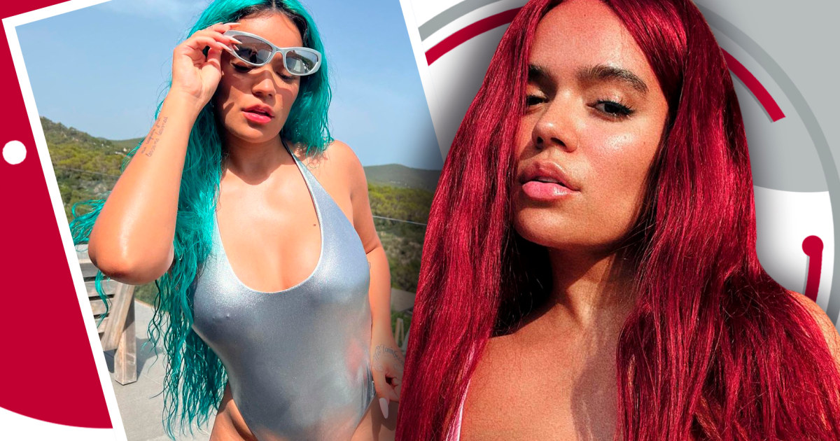 Karol G deja sus encantos al aire y se muestra sin sostén ante el mundo ...