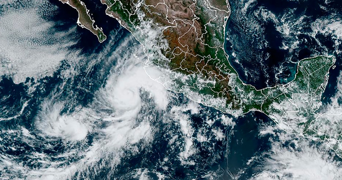 Huracán Orlene: llega al noroeste del Pacífico mexicano