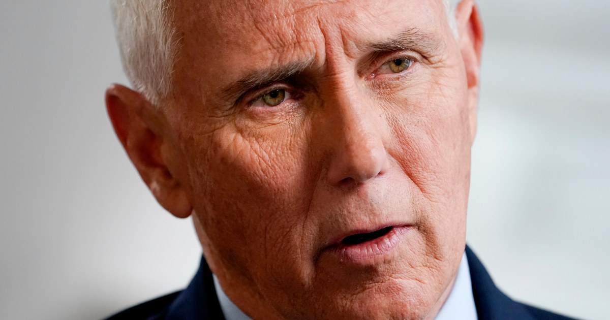 Pence makes a weak pitch in defense of Trump’s many scandals