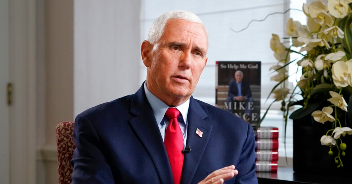 Pence cree habrá "mejores opciones" que Trump en 2024