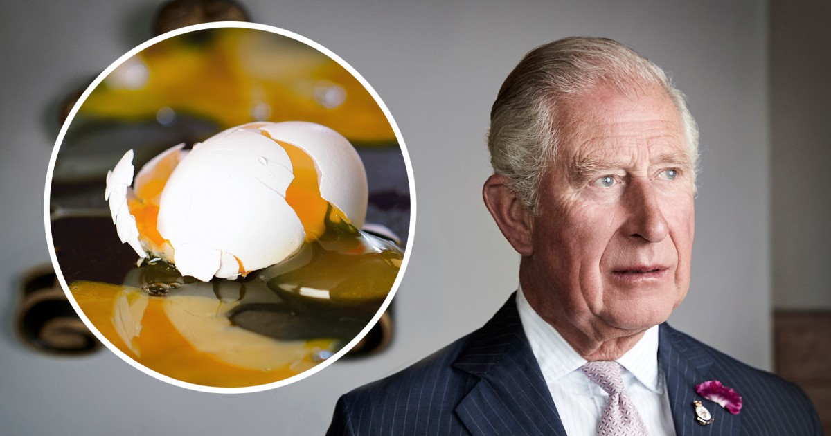 Hombre le lanza huevos al rey Charles en Nueva York