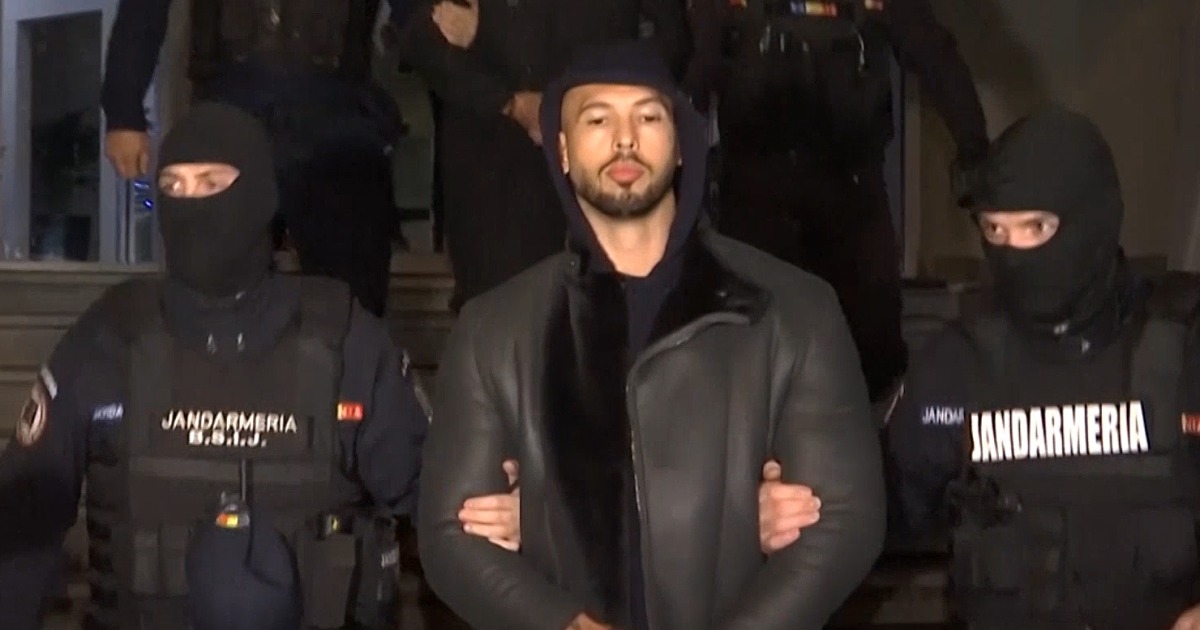 Andrew Tate detained in Romania on allegations of rape and trafficking