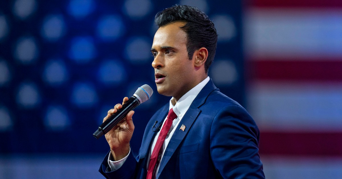 GOP presidential hopeful Vivek Ramaswamy says he's the outsider