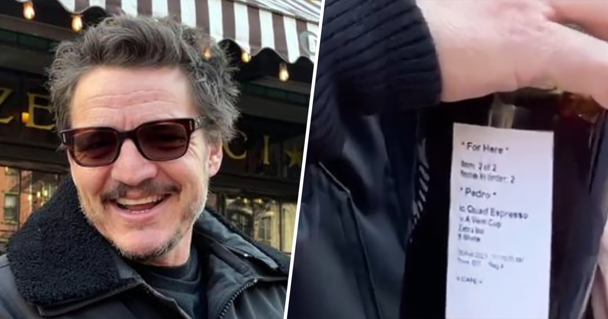 El pedido de Starbucks de Pedro Pascal se vuelve viral