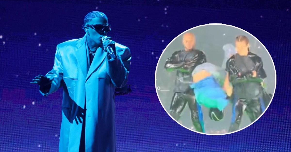 Rauw Alejandro continuó concierto pese a dislocarse hombro