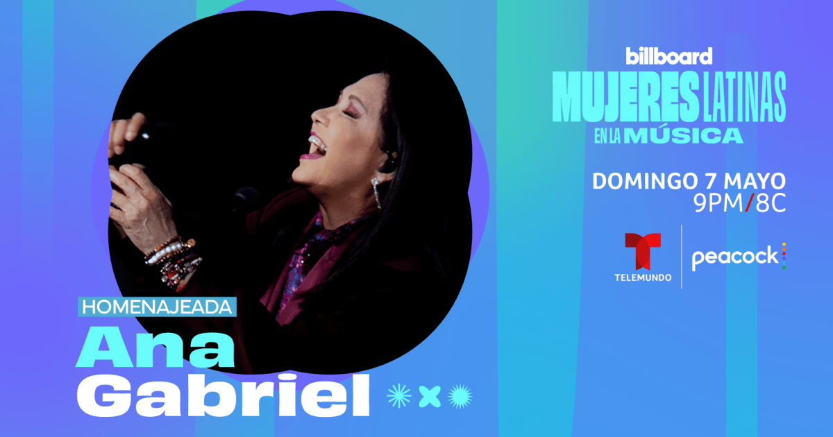 Ana Gabriel en Billboard Mujeres Latinas en la Música