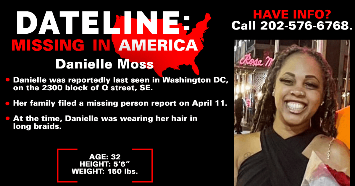 Family seeking answers in Easter weekend disappearance of Danielle Moss