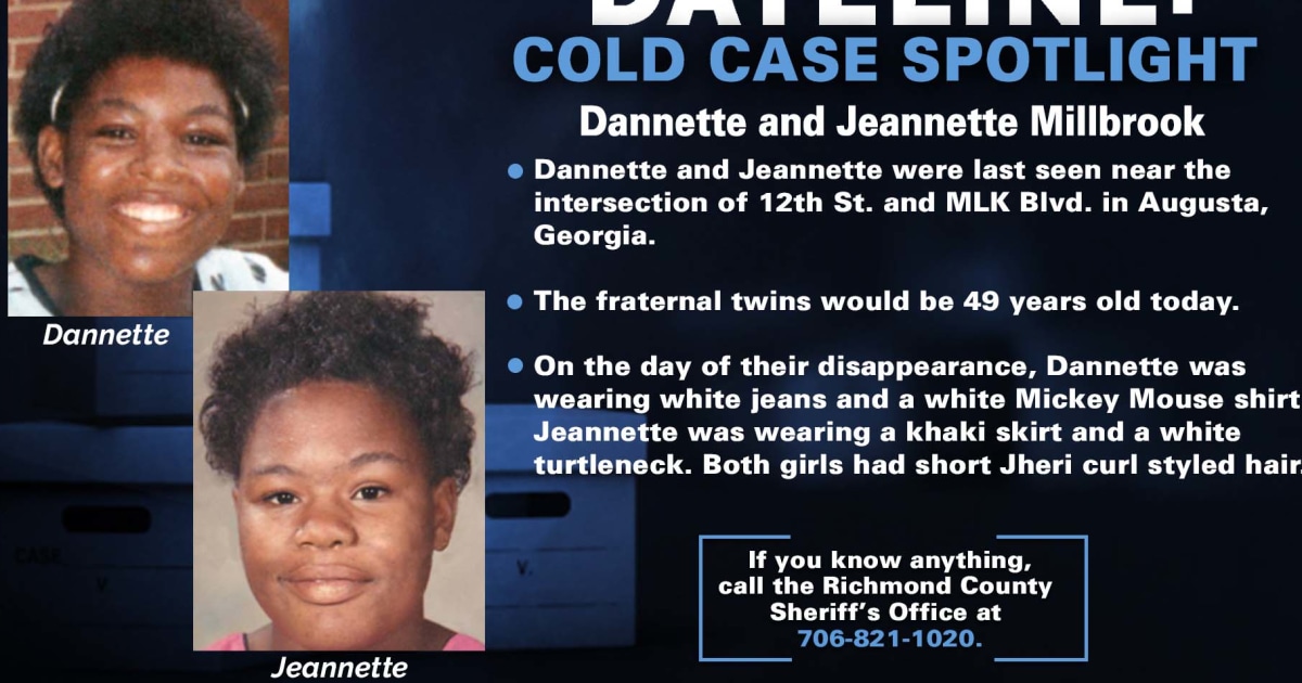 Little sister still searching for twins Dannette and Jeannette ...