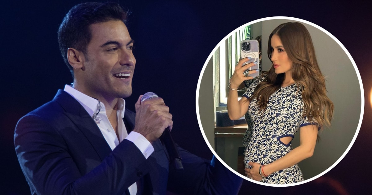 Cynthia Rodríguez dice que su bebé se mueve al escuchar a Carlos Rivera
