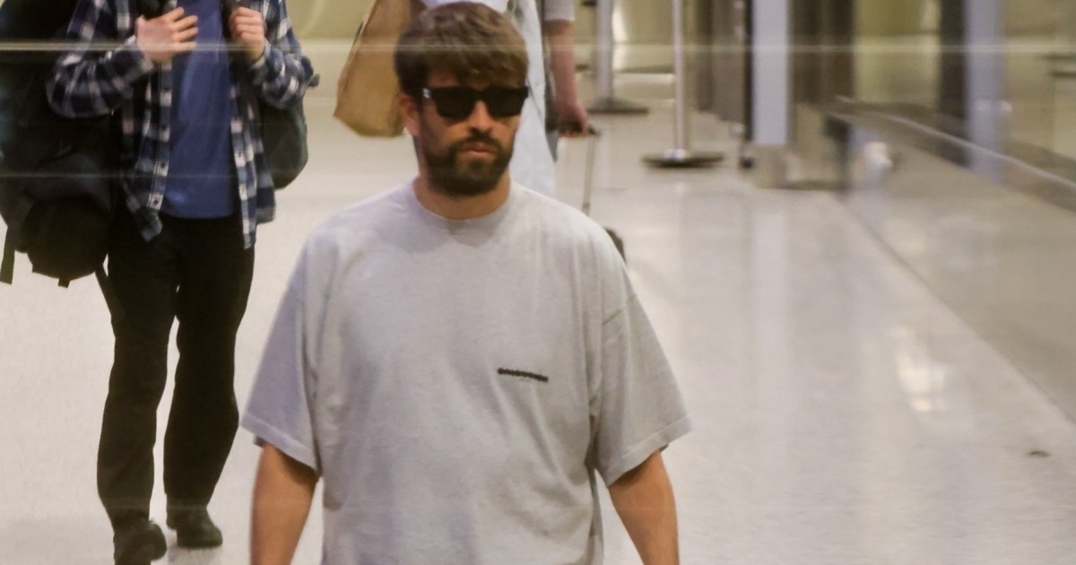 Gerard Piqué llega a Miami para ver a sus hijos, sin Clara Chía