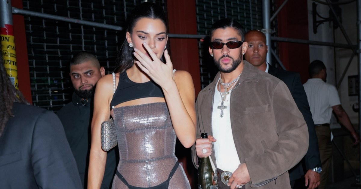 Bad Bunny y Kendall Jenner se van de fiesta luego de la MET Gala