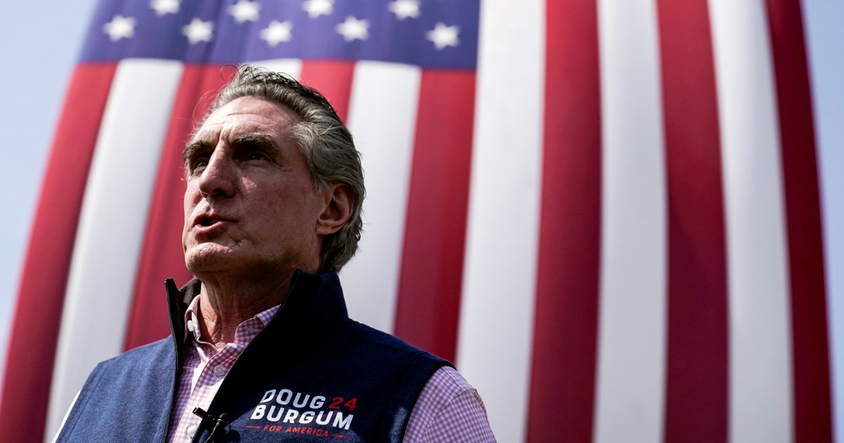 North Dakota senators back Gov. Doug Burgum for president