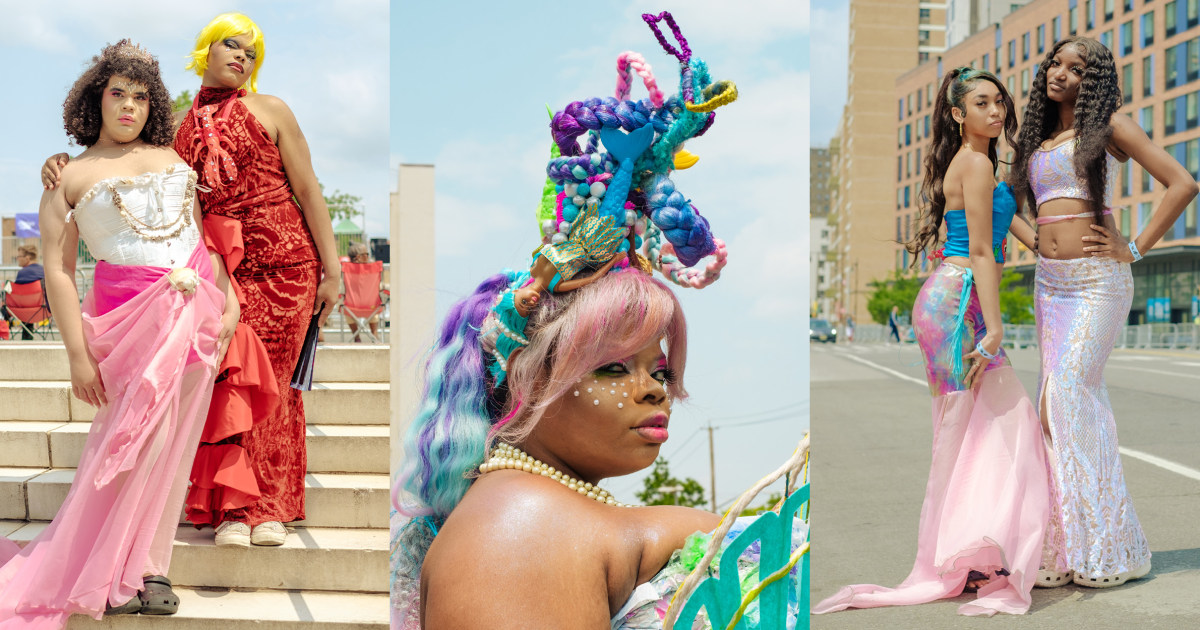 Black mermaids 'sea's the day' at the 2023 Coney Island Mermaid Parade
