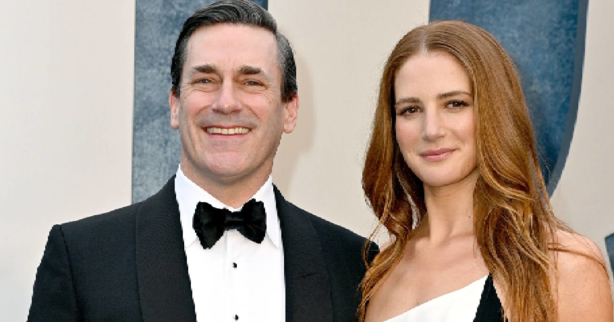 Jon Hamm y Anna Osceola celebran su boda con ceremonia en California