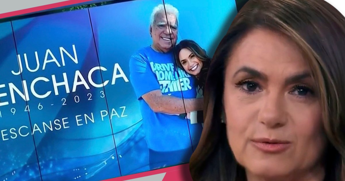 Penélope Menchaca se doblega en pleno programa en vivo al hablar de la muerte de su padre