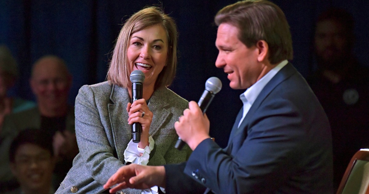 New Ron DeSantis ad touts Iowa Gov. Kim Reynolds' endorsment