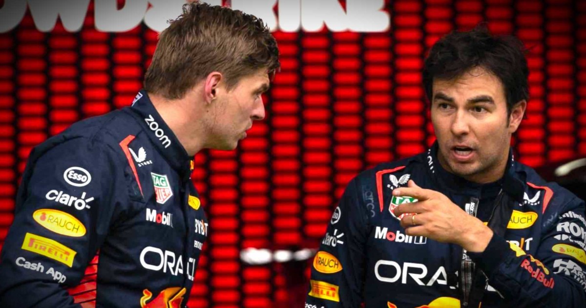 ¡Se pelearon! Max Verstappen explotó contra Sergio Checo Pérez