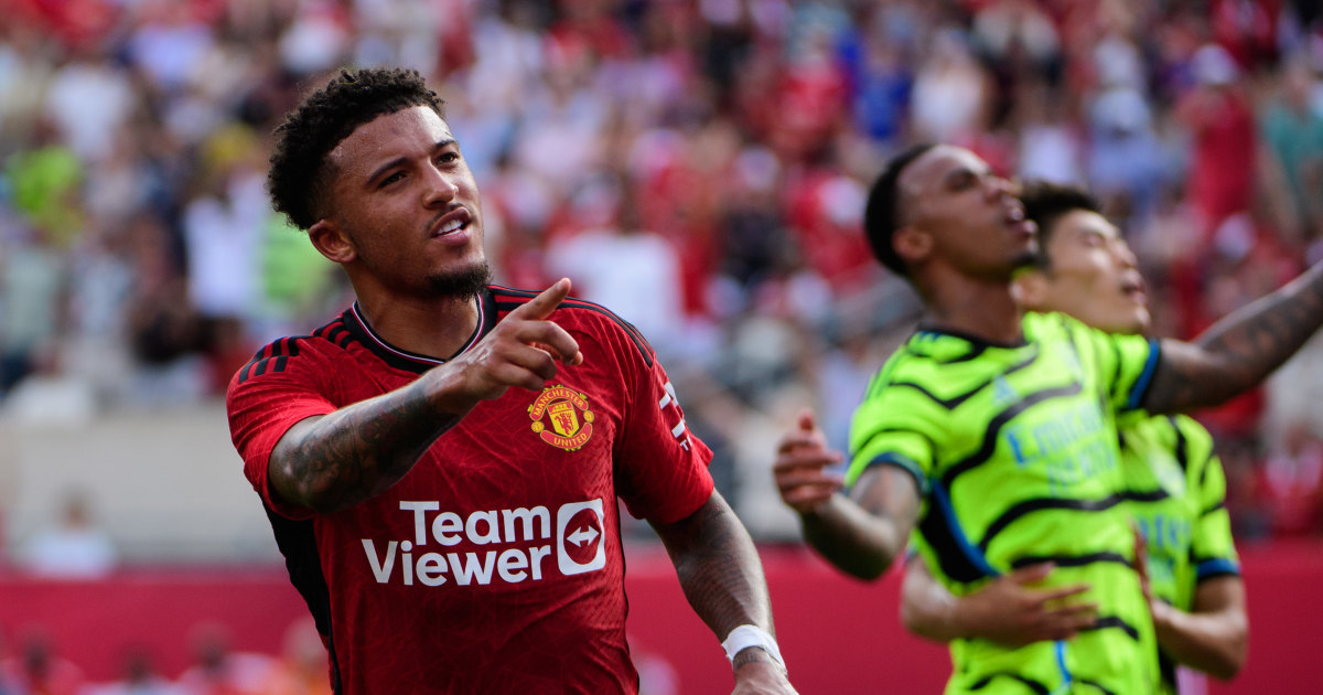 Bruno Fernandes y Jadon Sancho brillan en la gira del Man. United