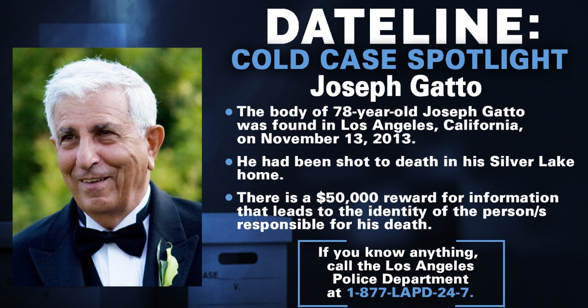 Son dedicated to finding answers for his father Joseph Gatto, who was ...