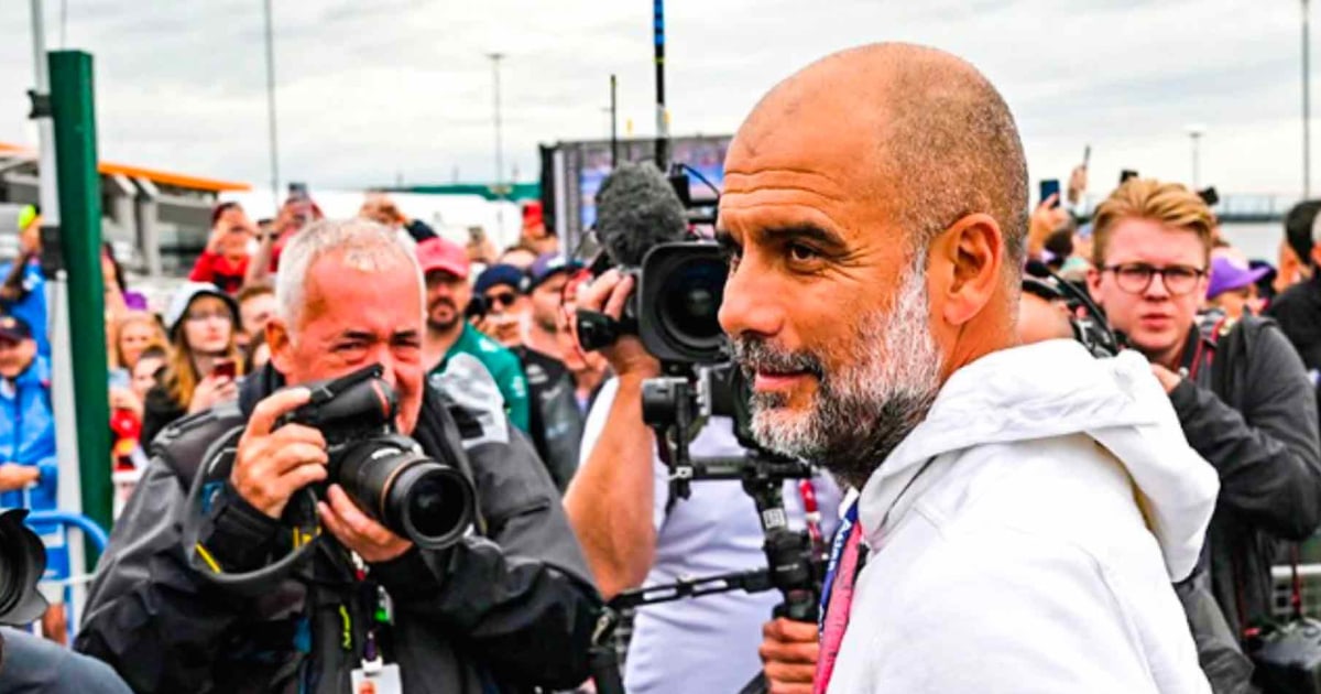 Pep Guardiola, invitado de lujo en el Gran Premio de Silverstone