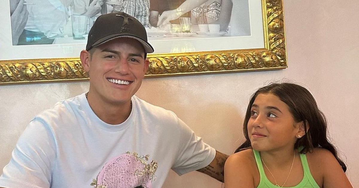 James Rodríguez Se Conmueve Por Regalo Que Le Dio Su Hija Salomé
