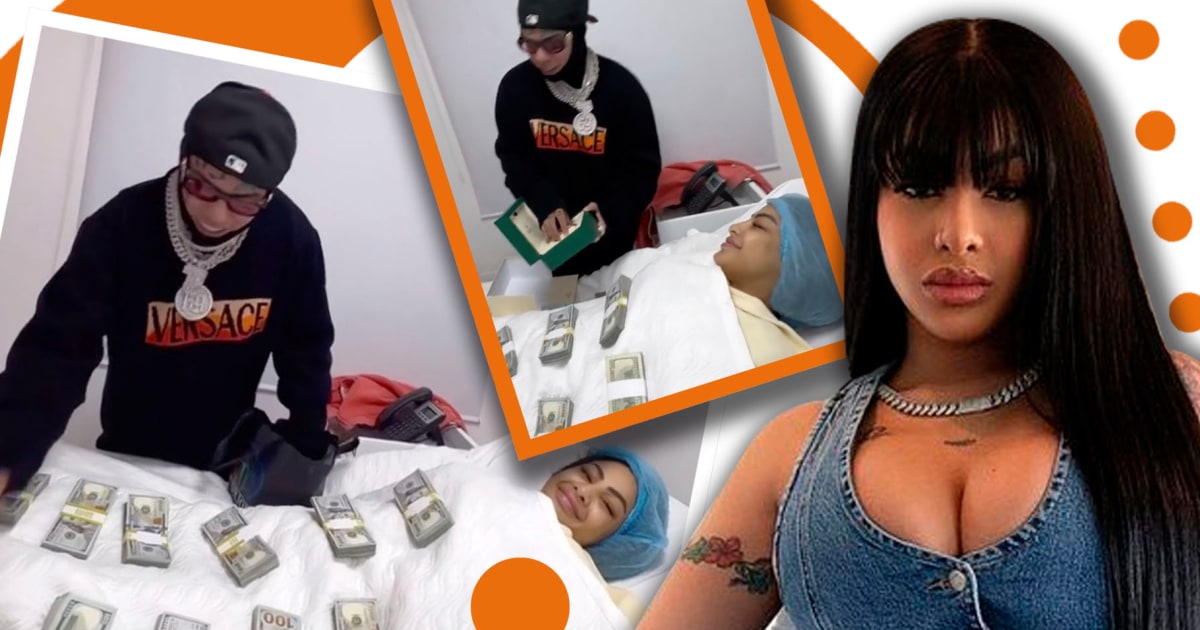 Tekashi69 colma de lujos y dinero a Yailin en su cumple, pero destapa lo de la cirugía