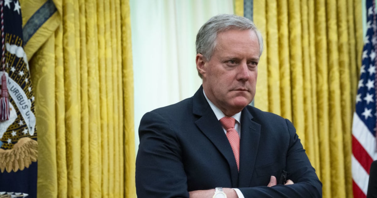 Mark Meadows intenta trasladar el caso contra Trump sobre las ...