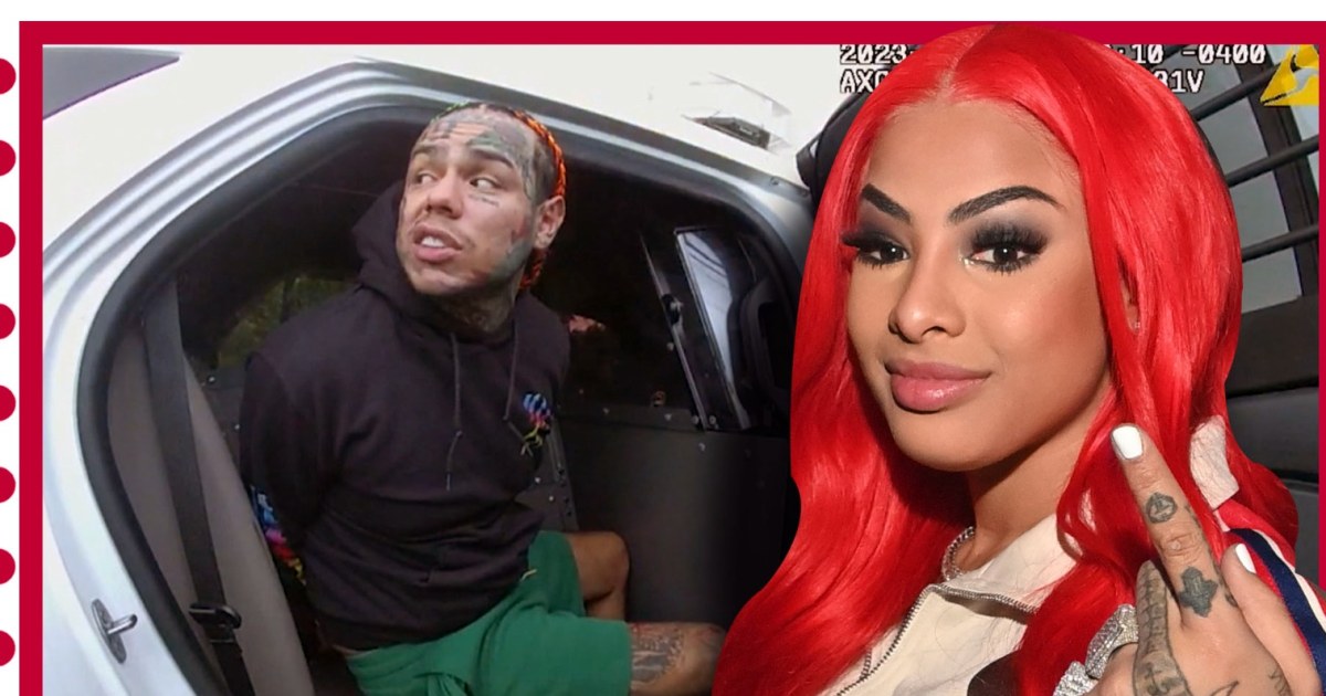 Difunden video del arresto de Tekashi69 en Florida y se revela que Yailin iba con él