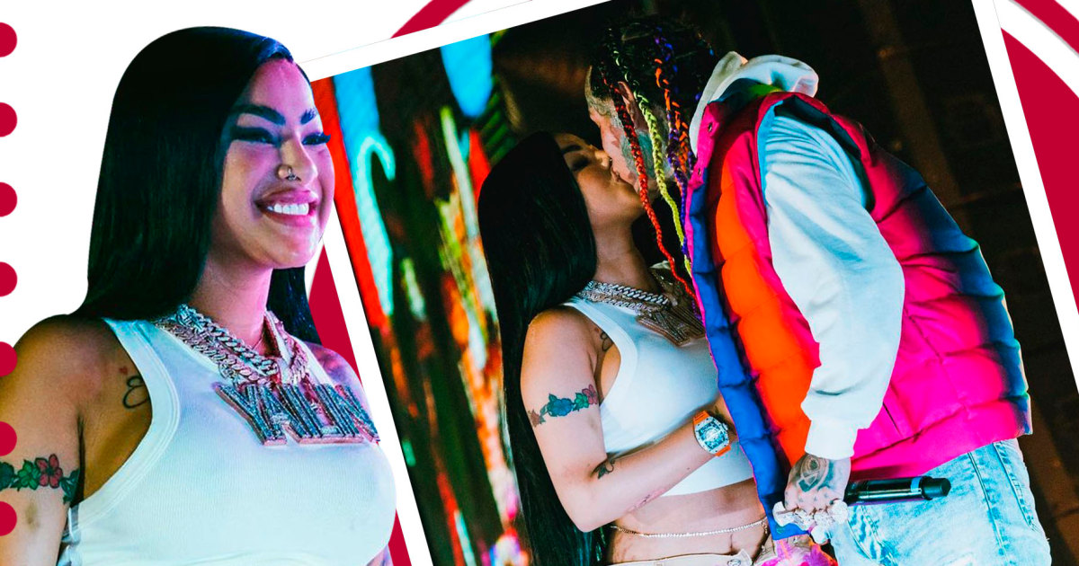 Yailin le dedica un “te amo” a Tekashi69 y consagran su amor con tremendo beso en la boca