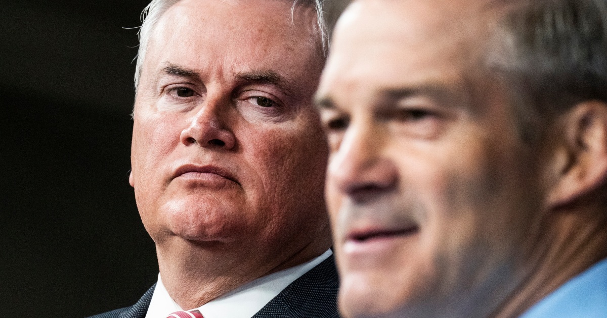 Reps. James Comer and Jim Jordan to brief group of Senate Republicans ...